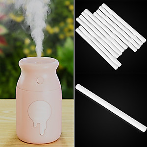 10Pcs Humidifier Sticks, Cotton Filter Refills Humidifier Replacement Wicks for Mini Portable Personal USB Powered Humidifiers in Office Bedroom