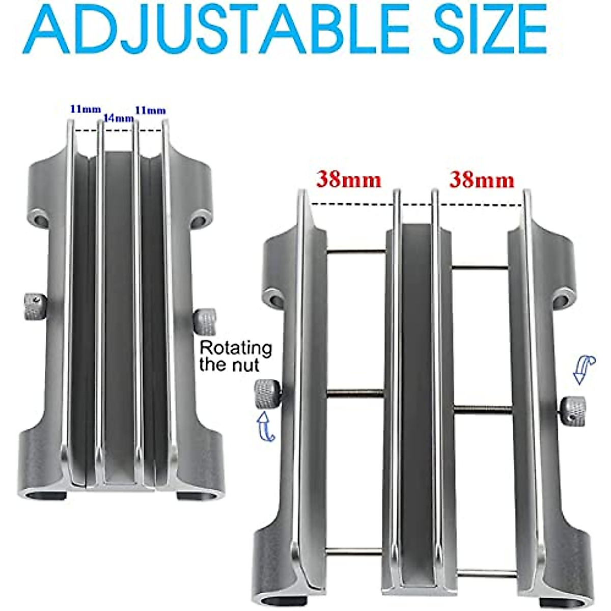 Vertical Laptop Stand [Upgrade Version], 3 Slots Space-Saving Aluminum Desktop Stand Holder with Adjustable Dock Size, Fits All MacBook/Air/Microsoft Surface,Dell,Gaming Laptops (up to 17.3"), Silver