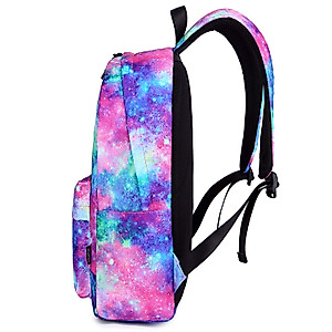 Abshoo Lightweight Water Resistant Galaxy Backpacks For Teen Girls Boys School Bookbags (Galaxy A)