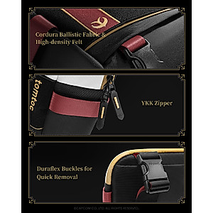 tomtoc Royal Order-themed EDC Sling Bag L for MacBook Pro 14-Inch M1/M2/M3 Pro/Max, Minimalist Chest Shoulder Backpack Crossbody Bag, Water-resistant Lightweight Everyday Carry Bag for Travel, Work