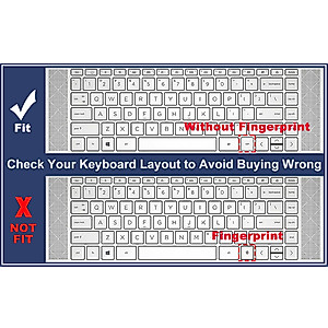 Keyboard Cover for HP Envy x360 2-in-1 15.6" 15-ey 15-ew 15-fe 15-fh 15-ew0023dx 15-ew1073cl 15-ew1057nr 15-ey0013dx 15-ey1045cl 15-fe0053dx fe0013dx 15-fh0013dx fh0023dx ey0023dx, Envy 16" 16-h1055cl