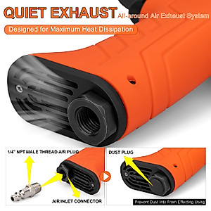 REFINE 1/2 Inch Air Impact Wrench, Air Impact Gun with Max Torque 663 ft-lbs,Reversible,Twin Hammer,Pneumatic Impact Gun for Automobile Industry,Changing Tires