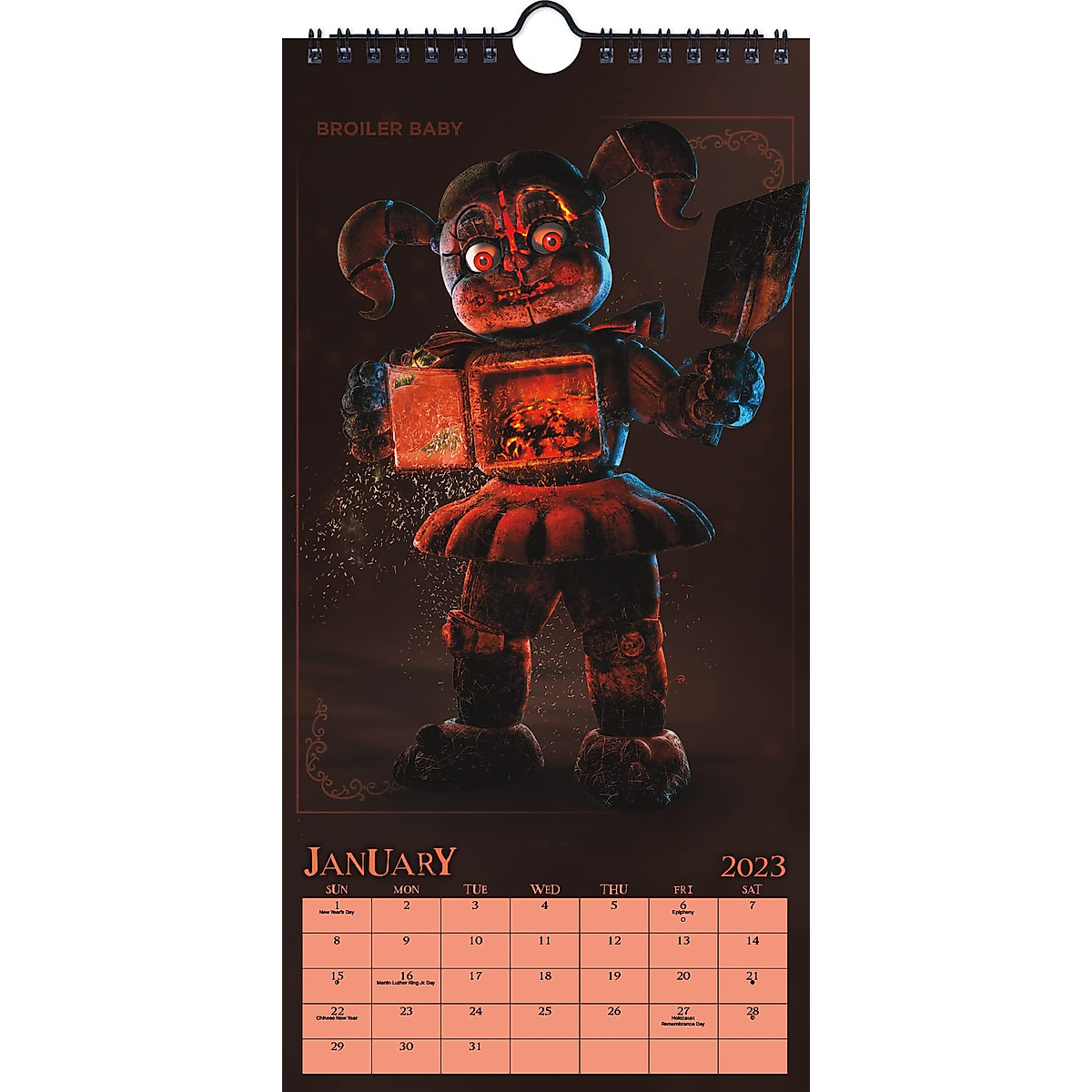 2023 Five Nights at Freddy's Mini Poster Calendar
