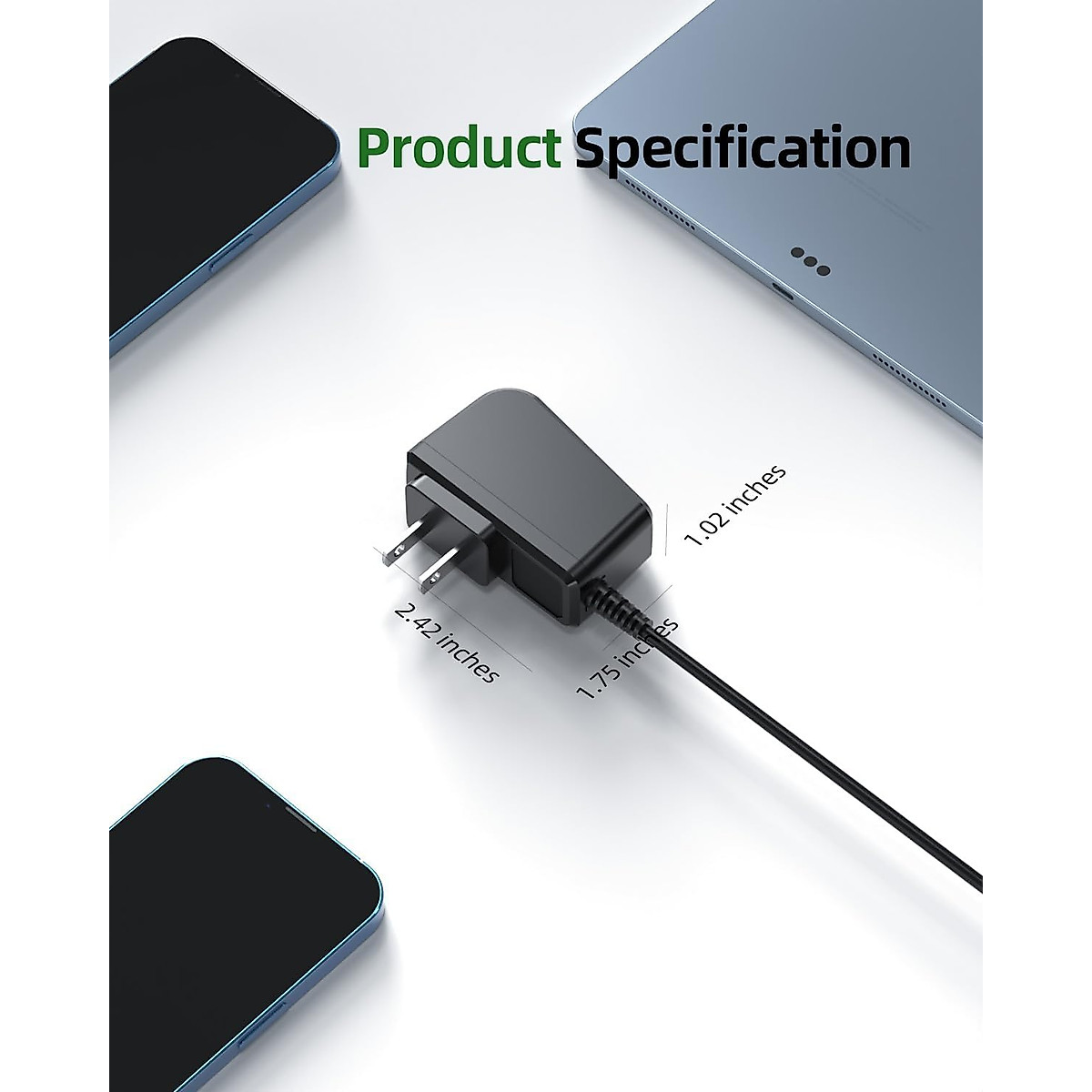 8V Power-Cord Fit for Philips-HQ850, Philips-QP2630 Shaver-Razor-Trimmer Charger Adapter Supply