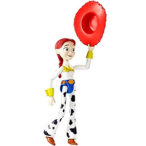 Mattel Disney Pixar Toy Story 4 Jessie Figure, 8.8 in Tall, Posable Cowgirl Character Figure for Kids 3 Years and Older