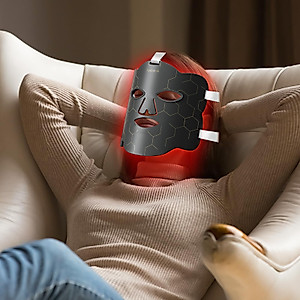 Upgrade Red Light Therapy for Face, 660nm & 850nm Near Infrared Light Therapy, LED Face Light Therapy for Home Skin Care