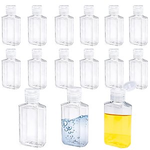 Meirrnyyu 30 Pcs 2 Oz Clear Refillable