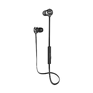 Philips UN102 Upbeat in-Ear Wireless Bluetooth with Microphone, Around The Neck, in-Ear Bluetooth, Magnetic Earbuds, 7hr Playtime, (TAUN102) Black