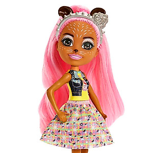 Enchantimals Dolls, City Tails Hensley Hedgehog Doll and Spiney Friend Figure, Small Doll with Removable Skirt and Accessories, Gifts for Kids, HKN13