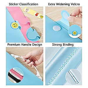 A3 Diamond Art Storage Diamond Painting Kits Combo Folderd for Diamond Painting 30-Page Transparent Sleeve Large Capacity (30 pages30.5x42.5cm(12x16.7inch）, Black)