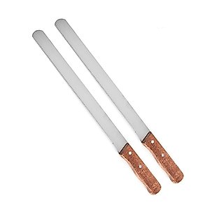 LokiLux Serrated Bread Knife,Bread Knife 10 Inch Blade,Cut Bread/Cake/Bagels,Bread Knife For Homemade Bread,Baker's Knife for Slicing(Total Lenght 14.8 Inch),2 Pack