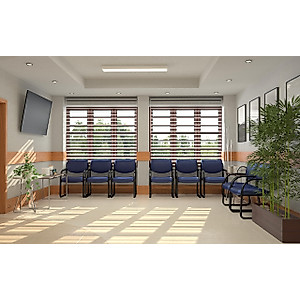 Boss Office Products Fabric Guest Chair in Blue