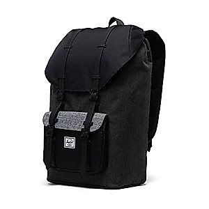 Herschel Supply Co. Little America Black Crosshatch/Black/Raven Crosshatch One Size