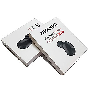 NVAHVA Bluetooth Earbud 10 Hrs Playtime, Single Wireless Earphone, Mini Bluetooth Headset Hands-Free Car Headphone, Cell Phone Bluetooth Earpiece for iOS Android Smart Phones PC TV Audiobook