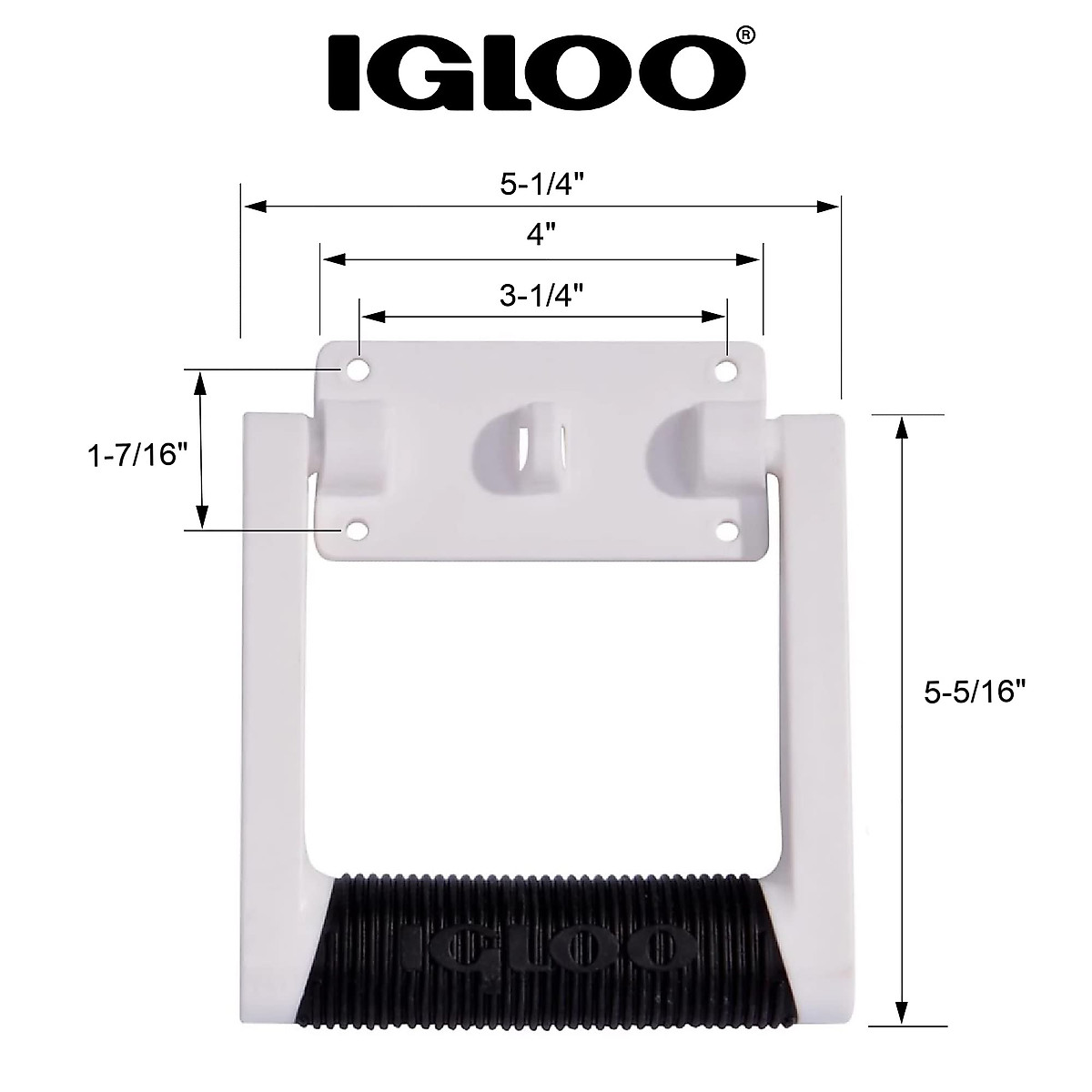 Igloo Premium Comfort Rubber Grip Swing-Up Handle, 90-100 Qt Coolers (1 Handle)