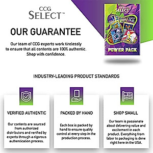 CCG Select | Power Pack | 50+ Cards | 4 Holos or Rares | 1 Ultra Rare | Fully Compatible with Pokemon