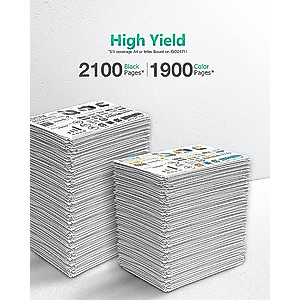 069 Toner Cartridge Compatible Replacement for Canon 069H for imageCLASS MF753Cdw MF751Cdw LBP674Cdw Printer (8 Pack)