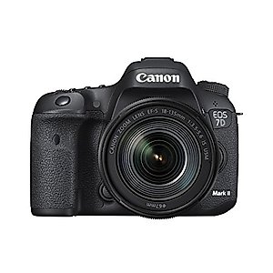 Canon EOS 7D Mark II Digital SLR Camera with EF-S 18-135mm is USM Lens, Wi-Fi Adapter Kit