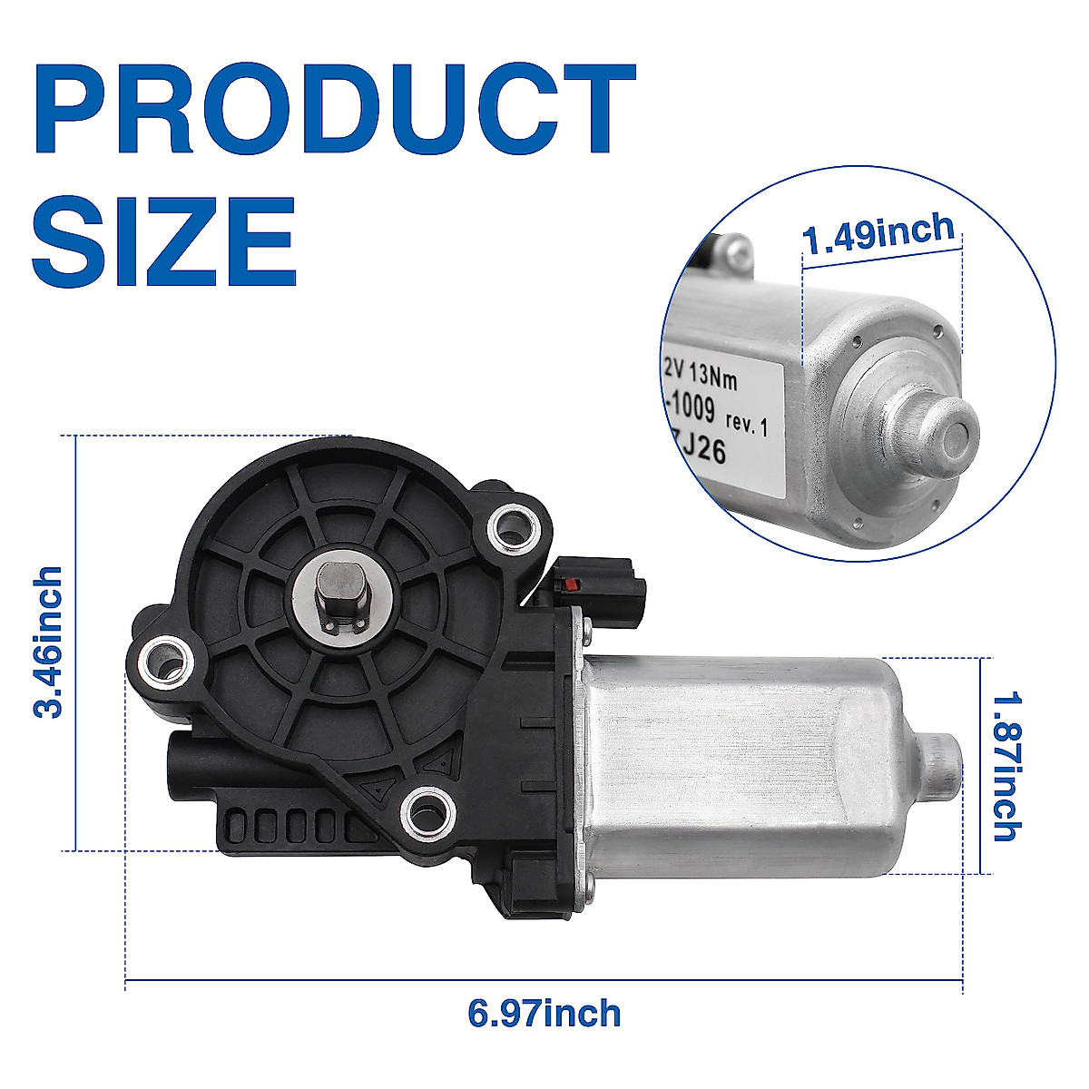 676061 Motor Replacement kit Compatible with Kwikee Part Number 1101428