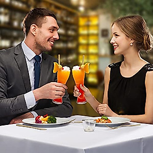 Gold Travel Utensils, Stainless Steel Knives Forks and Spoons Silverware Set, Portable Camping Utensils Set, Set of 7 Gold Utensils Set for School, Work, Camping, Hiking