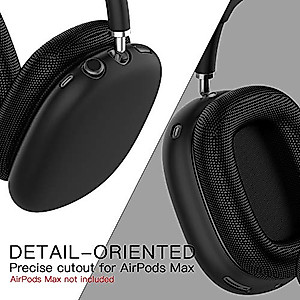 Tucana Silicone Earpads Full Cover Compatible for AirPods Max Headphones, Anti-Scratch Shock Protectors for AirPods Max, Ear Cushions