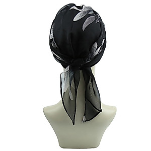 Chemo Caps for Women Light Weight Cancer Scarf Feminine Head Cover for Long Hair Girls