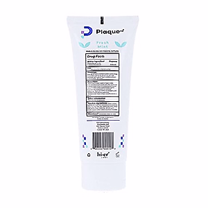 PlaqueHD Plaque Disclosing Toothpaste | Fresh Mint Flavor | Made in The USA | Gluten Free, Fluoride Based Plaque Remover for a Gentle Whitening Formula and Fresh Breath | Oral Care | 4.01 OZ