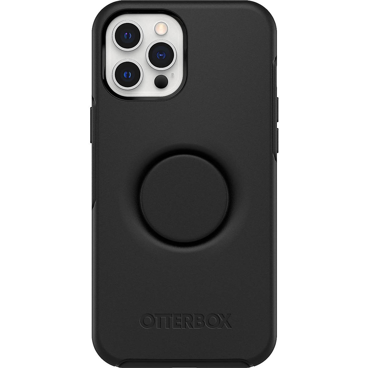 OtterBox + Pop Symmetry Series Case for iPhone 12 PRO MAX (NOT Mini/12/12 Pro) Non-Retail Packaging - Black