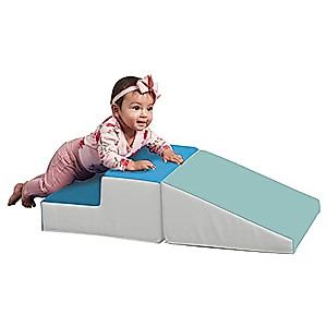 ECR4Kids SoftZone Junior Little Me Climb and Slide, Beginner Climber, Contemporary, 2-Piece