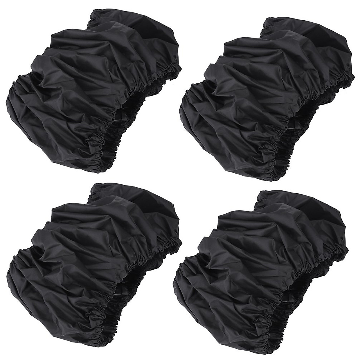 4Pcs/Set Baby Carriage Dust Cover Stroller Wheel Black Dustproof Accessories for Child Kid Baby(S)