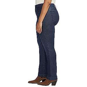 JAG Jeans Women's Plus Size Phoebe High Rise Bootcut Jeans, Stardust, 24 Plus