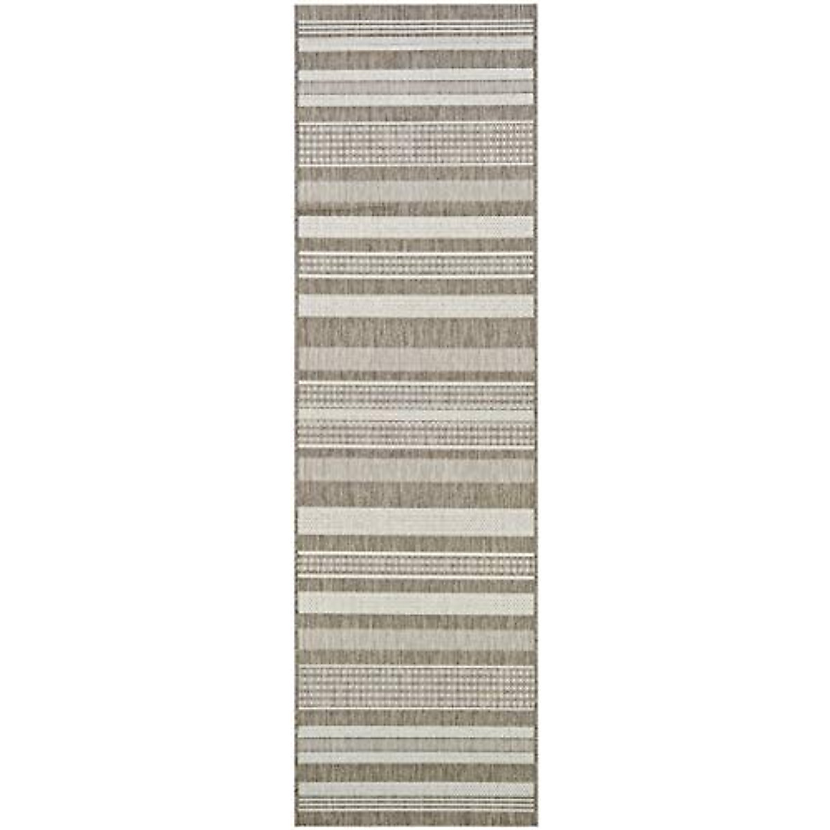 Couristan Gazebo Area Runner Rug 2'3" x 7'10" Champagne-Taupe