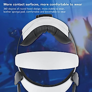 Head Strap for Quest 2, Replacement Comfort Head Strap Accessories, 5300mAh Battery, and Detachable VR Headband for Quest 2