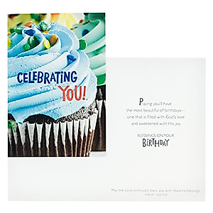 DaySpring - Inspirational Boxed Cards - Birthday - Cupcakes - 62991,Multi Color