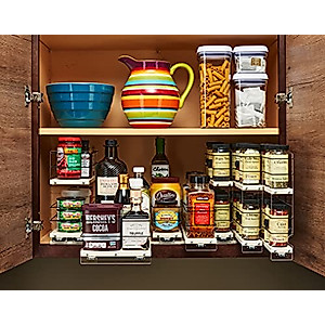 Vertical Spice - 4x2x11 DC - Storage Organizer Drawer with 2 Tiers - Heavy Duty - Size: 4.6" Width x 10.75" Height x 10.6" Depth - MADE IN USA