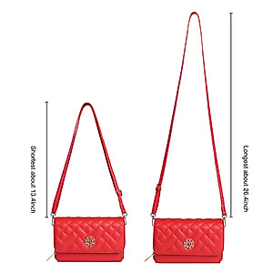 Tom Clovers Small Crossbody Shoulder Bag for Women Shoulder Purse Cellphone Bags Card Holder Wallet Purse Handbags