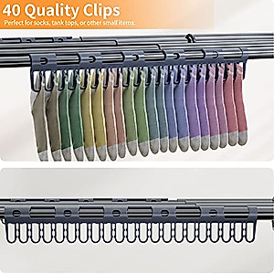 KeingGcopr Household Indoor Foldable Drying Rack Clothing, Laundry Drying Rack - 40" x 28.8" x 14.2", Space Saving Indoor&Outdoor, Black