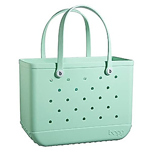 BOGG BAG Original X Large Waterproof Washable Tip Proof Durable Open Tote Bag for the Beach Boat Pool Sports 19x15x9.5 - Lightweight Cute Tote Bag - Durable Rubber Bags For Women - Patented Design