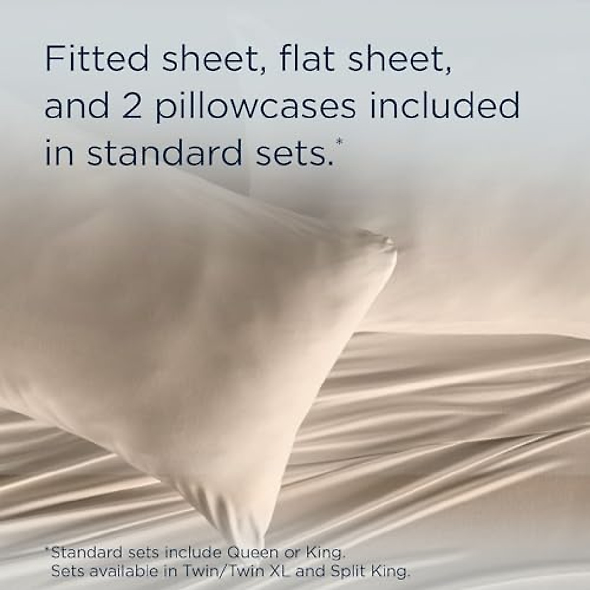 TEMPUR-Rayon from Bamboo Sheet Set, Sandstone, California King