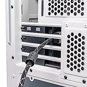 Cooler Master Vertical GPU Holder Kit V3, for E-ATX/ATX/mATX PC Case & PCI-E 4.0 Devices, Adjustable Modular Video Card Support, Thick SGCC Steel Bracket, 165 mm Riser Cable Included - Black