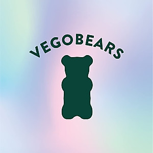 VegoBears Vegan Gummy Bears Variety Pack – Organic Gummy Bears, Vegan Gummies, Organic Candy, Vegan Candy, Gelatin-Free Gummies