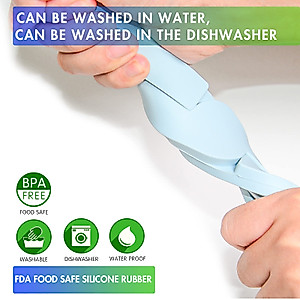 KitWinner Foldable Silicone Trivets, 4 PCS Expandable Silicone Trivets for Dishes, Hot Pots and Pans Anti-Slip Heat Water Resistant Silicone Hot Pads/Pot Holders