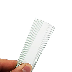 Swift Microscope Slides Kit with 72 Pre-Cleaned Blank Slides and 100 Glass Coverslips, Ground Edges