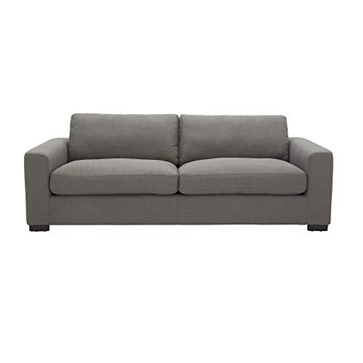 Amazon Brand - Stone & Beam Westview Extra-Deep Down-Filled Sofa Couch, 89"W, Smoke