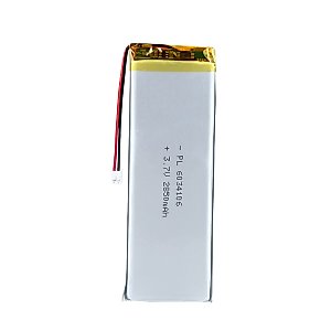 YTKavq 3.7v 2850mAh 6034106 Lithium Polymer Ion Battery Rechargeable Lipo Battery with PH 2.0mm Pitch Connector