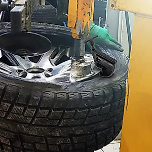 Hedume 4 Pack Tire Changer, Nylon Tire Bead Clamp Drop Center Tool, Universal Rim Pry Tire Changer Wheel Changing Helper Heavy Duty