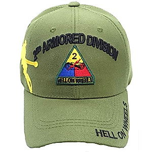 2nd Armored Division Military Cap Green