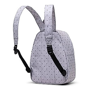 Herschel Heritage Backpack, Polka Dot Crosshatch Grey/Black, Mini 7.0L