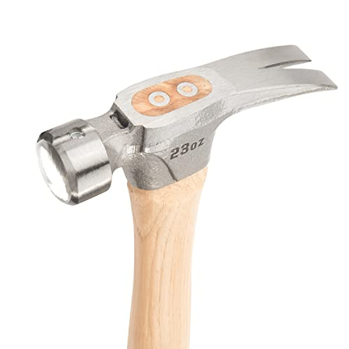 ESTWING Pro California Hammer - 23 oz Rip Claw Hammer with Smooth Face & Hickory Wood Handle - MRW23LS