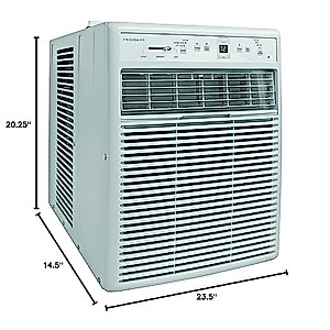 FRIGIDAIRE FFRS1022R1 10000 BTU 115-volt Slider/Casement Room Full-Function Remote Control Window Air Conditioner, 10,000, White